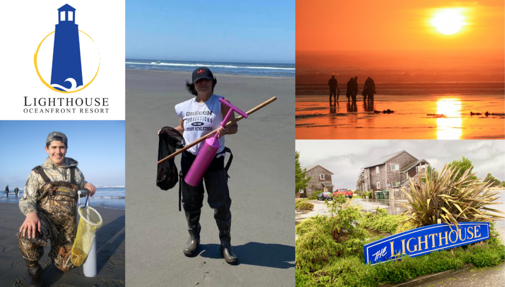 Clamming at Long Beach Washington - Lighthouse Oceanfront Resort